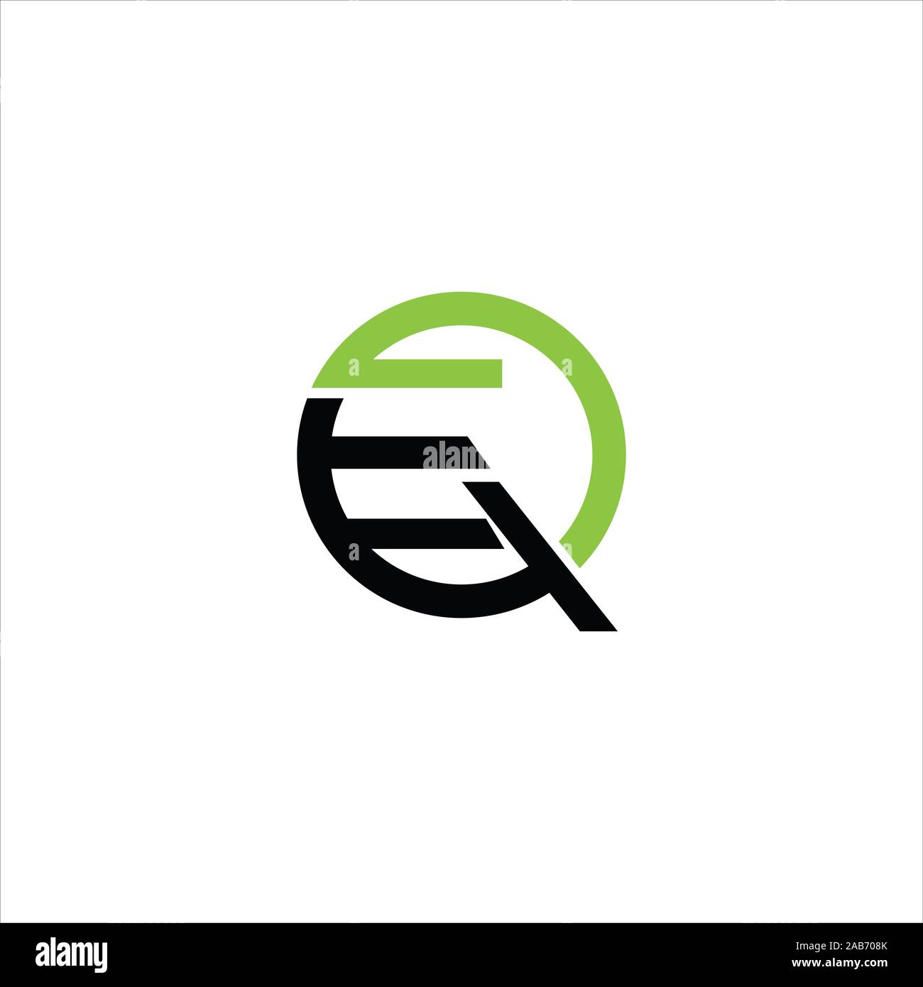 initial letter eq or qe logo vector logo design Stock Vector Image ...