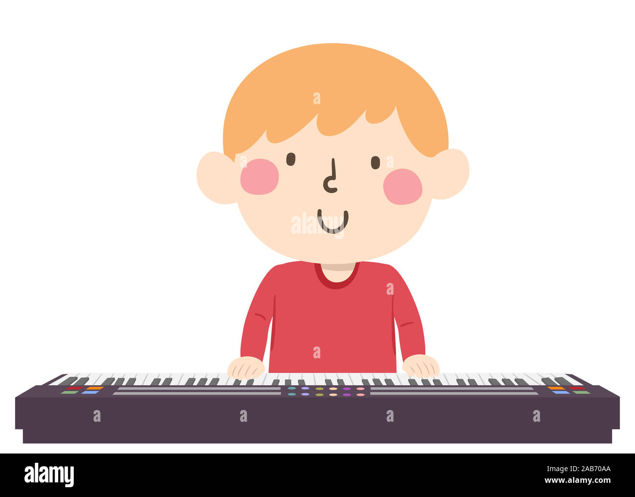 Keyboard Player Clipart
