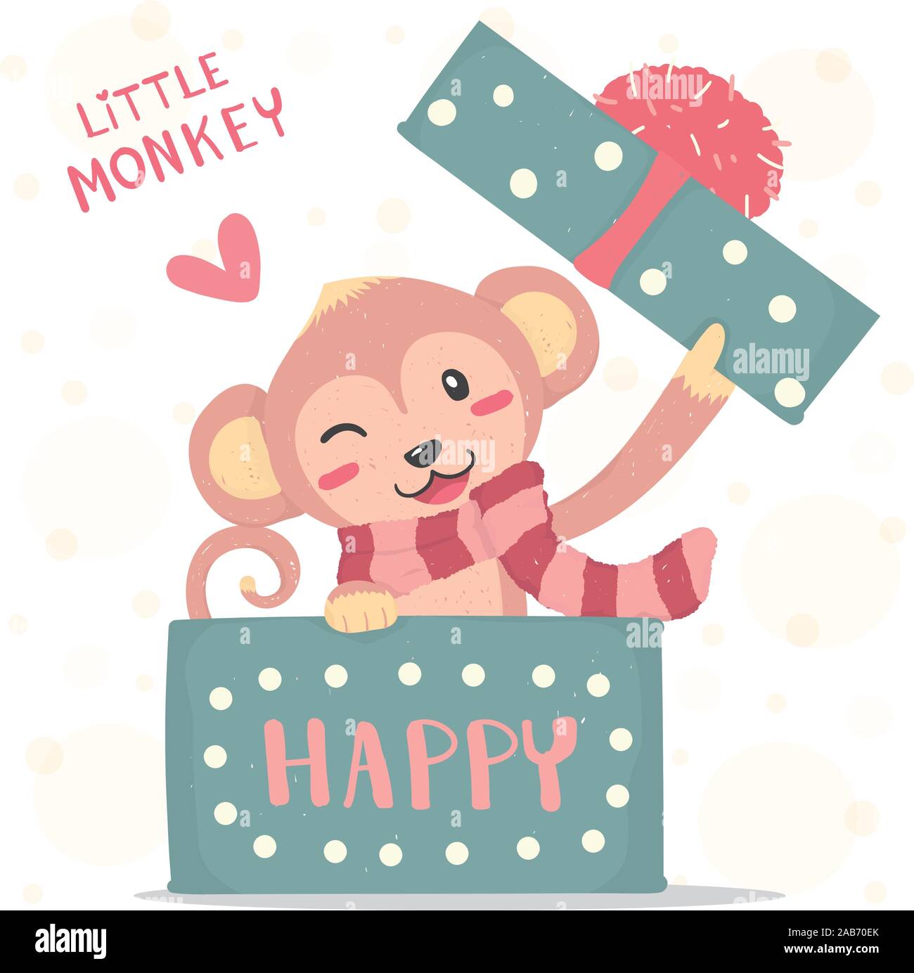 Vector vectors monkey Cut Out Stock Images & Pictures - Alamy