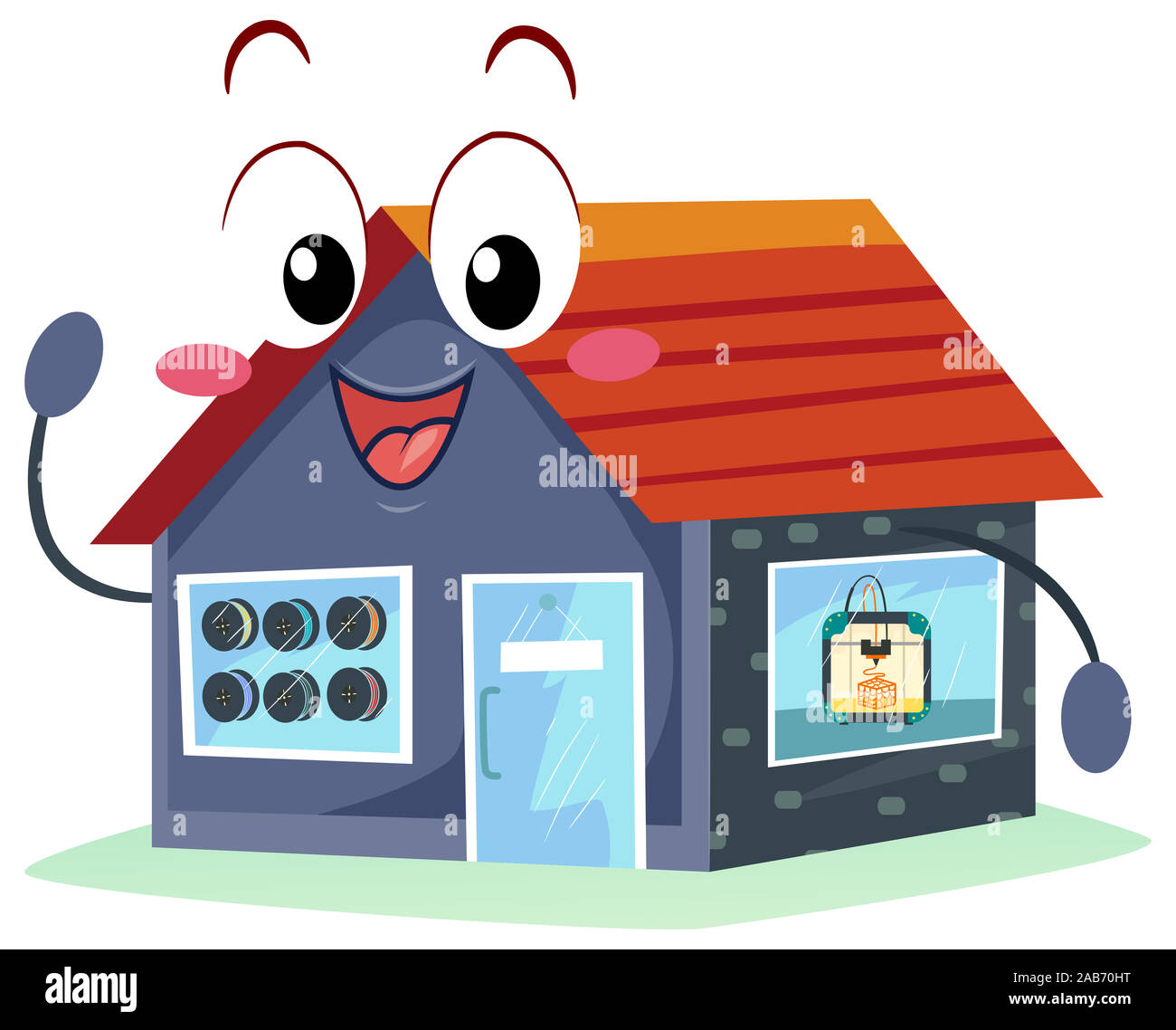 Printer cartoon hi-res stock photography and images - Alamy