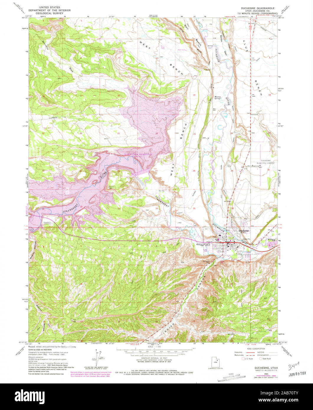 Map of duchesne hi-res stock photography and images - Alamy