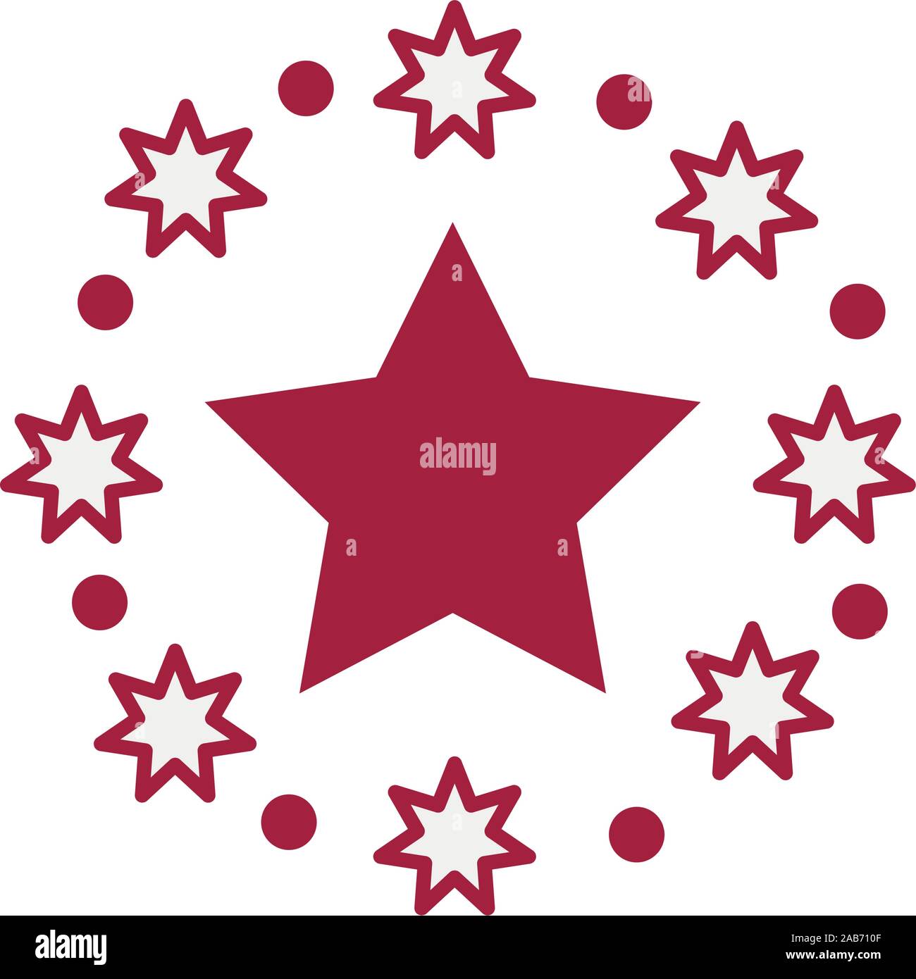 Fireworks explosion circular splash Stock Vector Images - Alamy