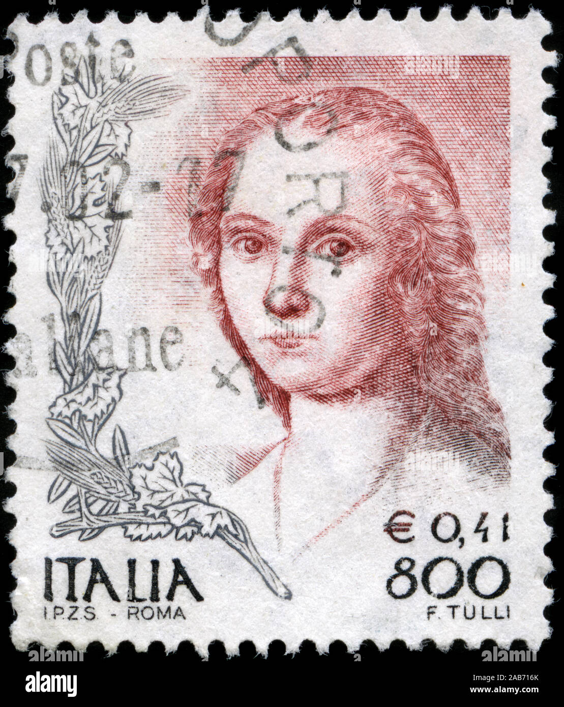 Postage stamp from Italy in the Women in Art (1998-2004)v series issued ...