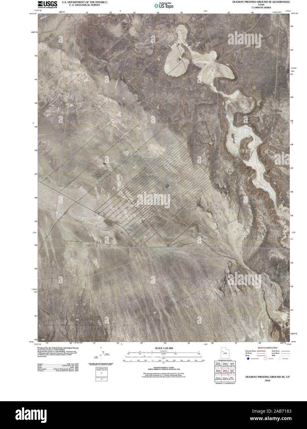 UT Dugway Proving Ground SE 20101119 TM Restoration Stock Photo - Alamy