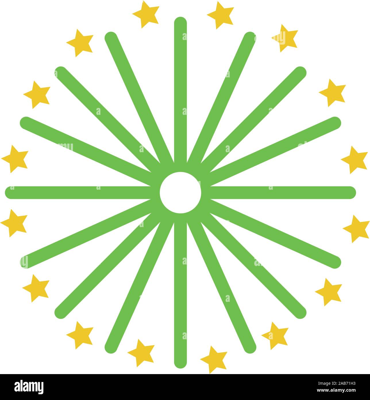 fireworks explosion circular splash with stars Stock Vector Image & Art ...