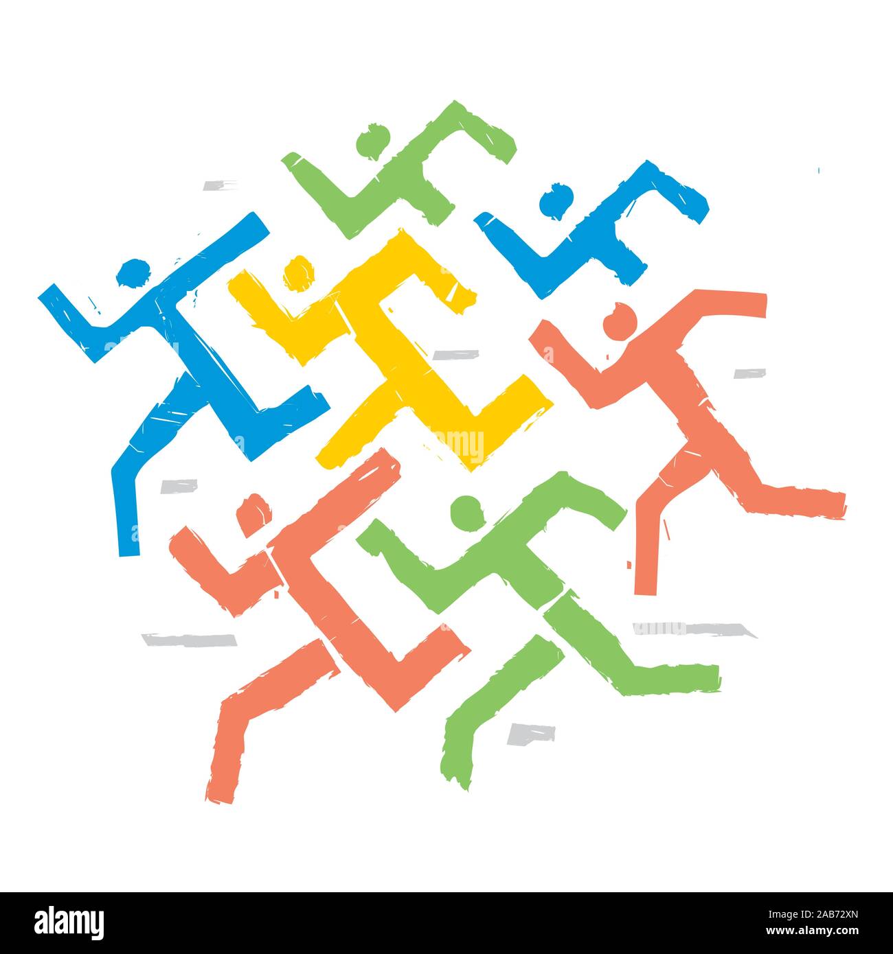 Runner logo hi-res stock photography and images - Alamy