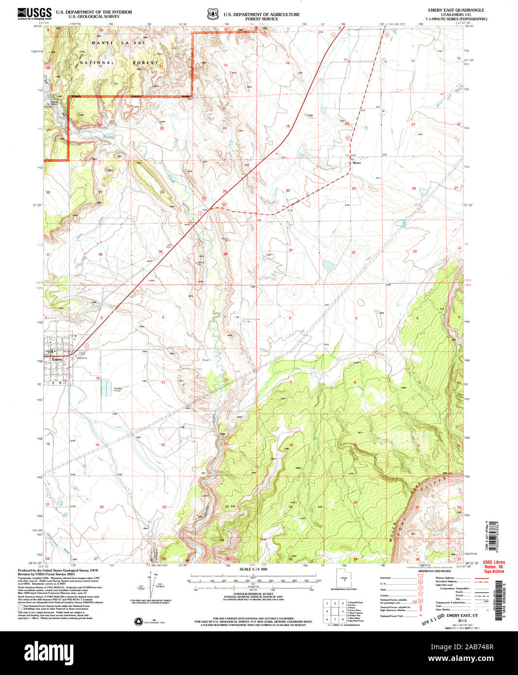 Emery map Cut Out Stock Images & Pictures - Alamy