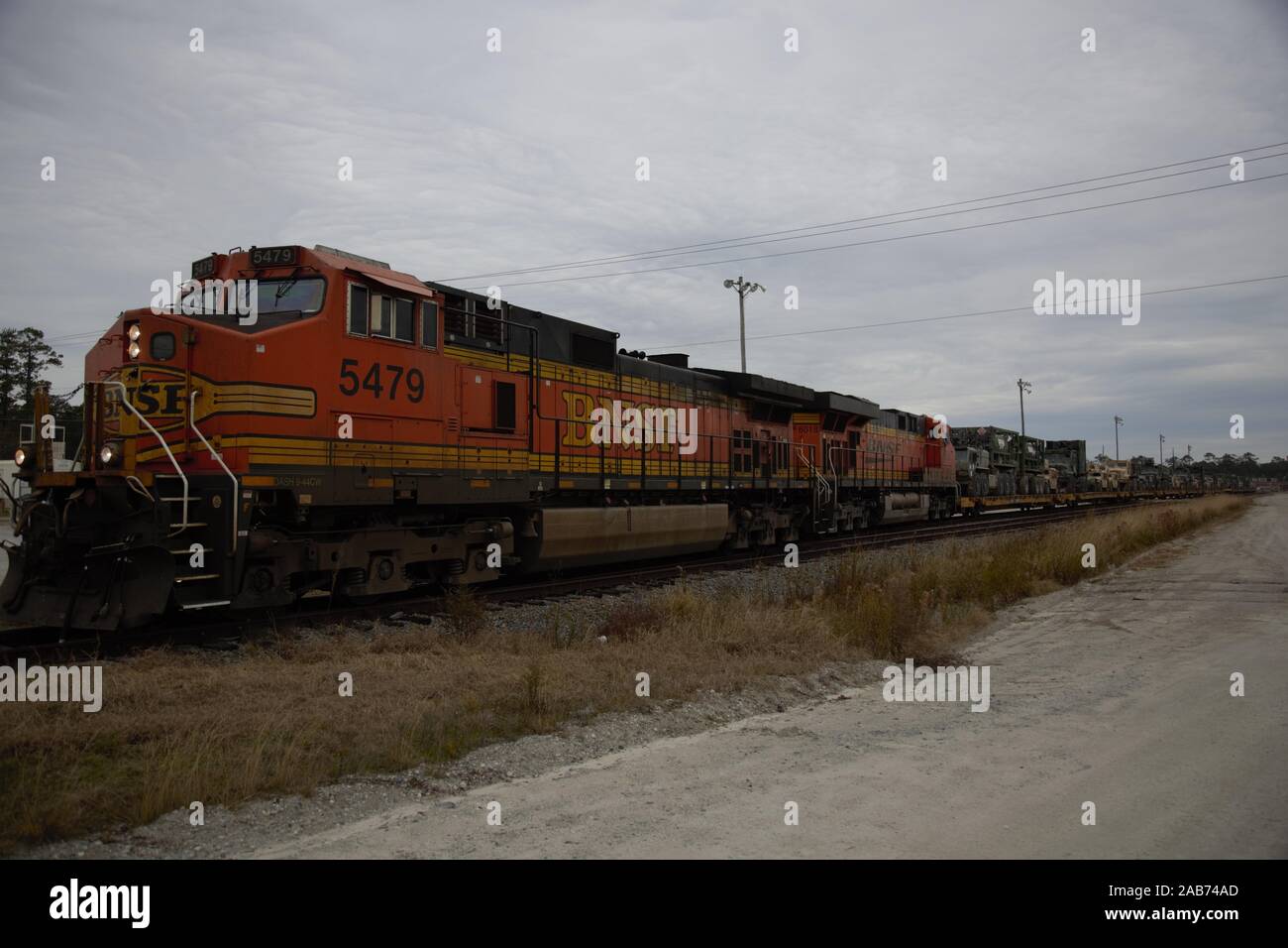 U.S. Marine Corps vehicles from II Marine Expeditionary Force arrive on ...