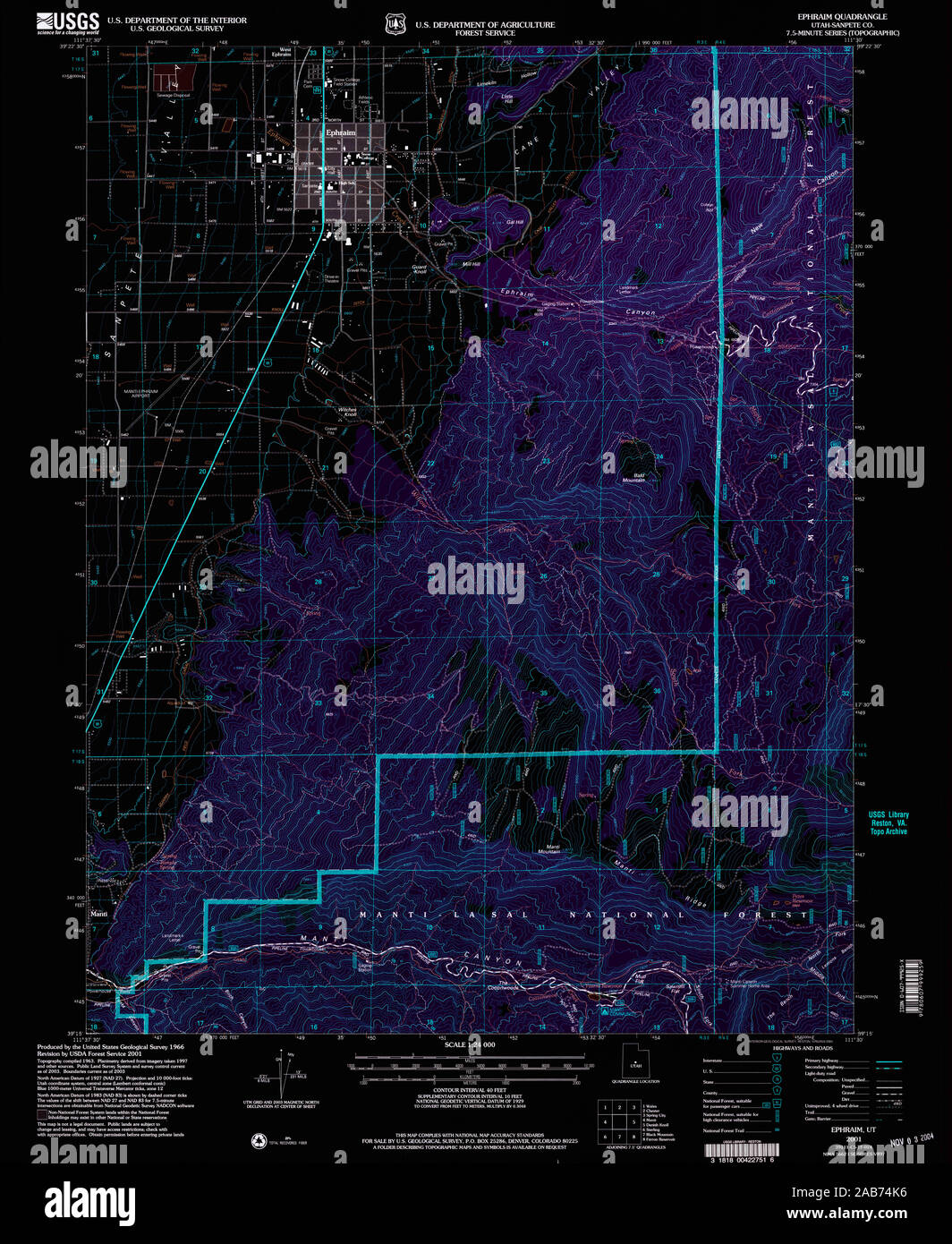 Map of ephraim hi-res stock photography and images - Alamy