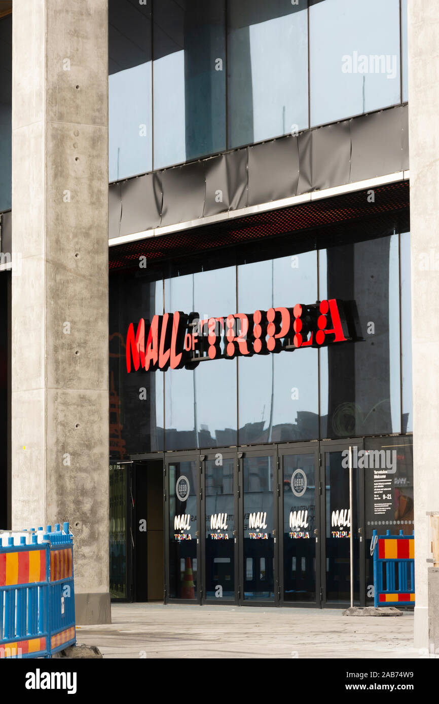 Mall of Tripla Shopping Mall in Pasila Helsinki Finland Stock Photo - Alamy