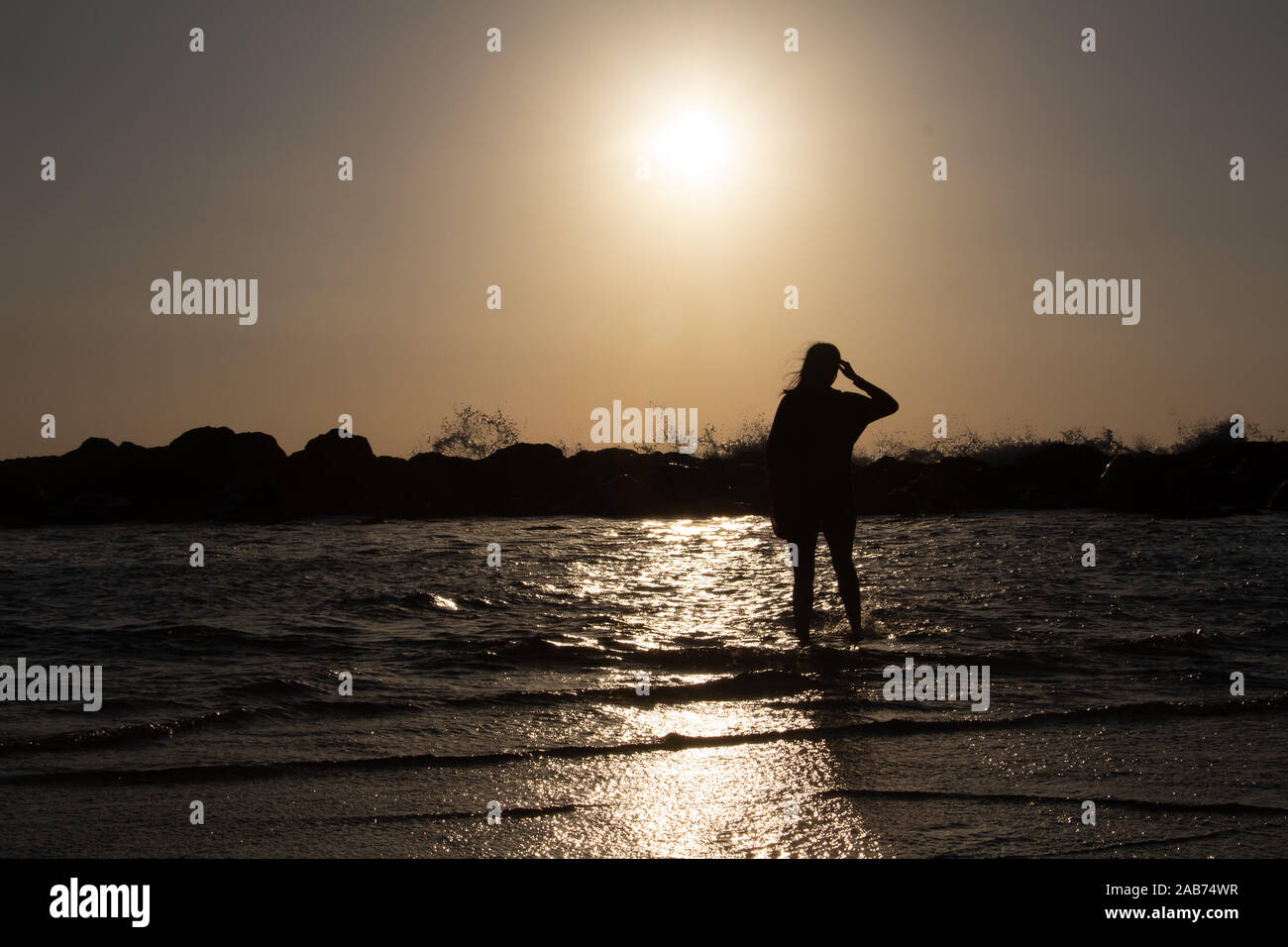 the sunset in different perspective and beauty of it in the colors of ...