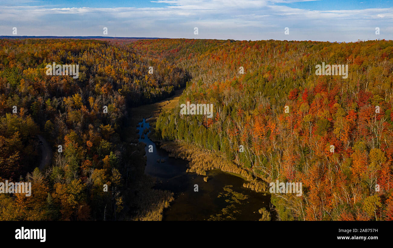The valley, shot with the drone Stock Photo - Alamy
