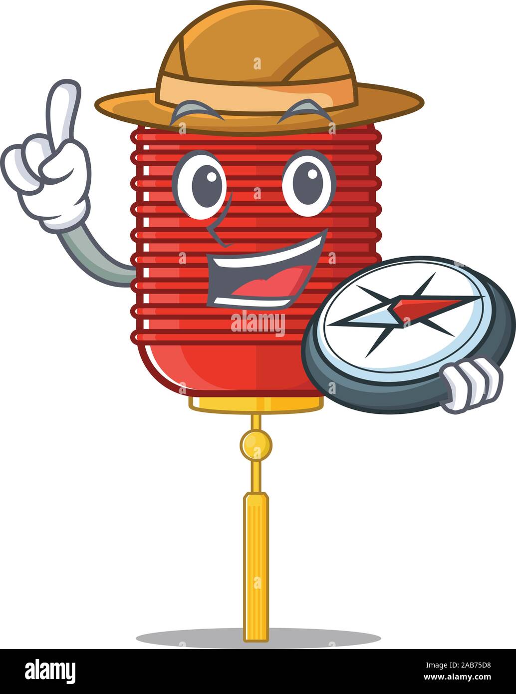 Cartoon Chinese Compass