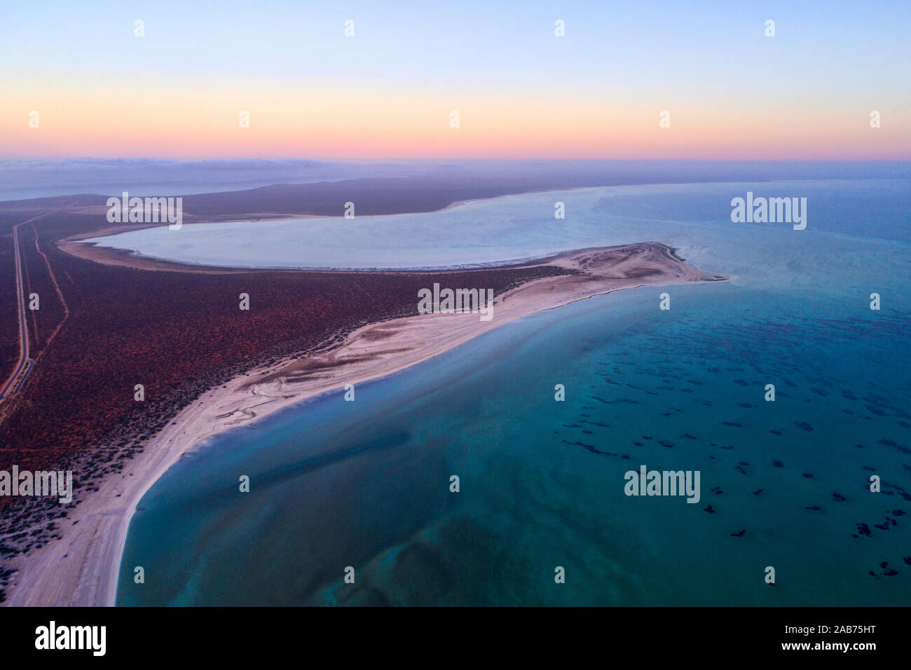 Aerial view of shell beach hi-res stock photography and images - Alamy