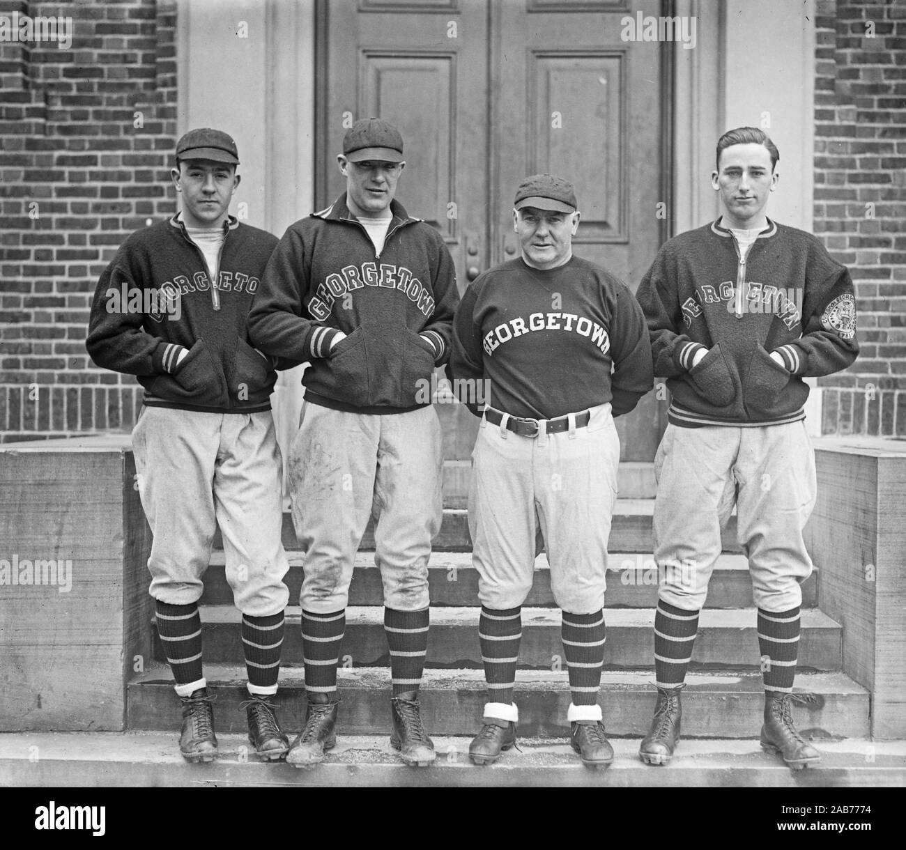 Georgetown University baseball players ca. 1930 Stock Photo - Alamy