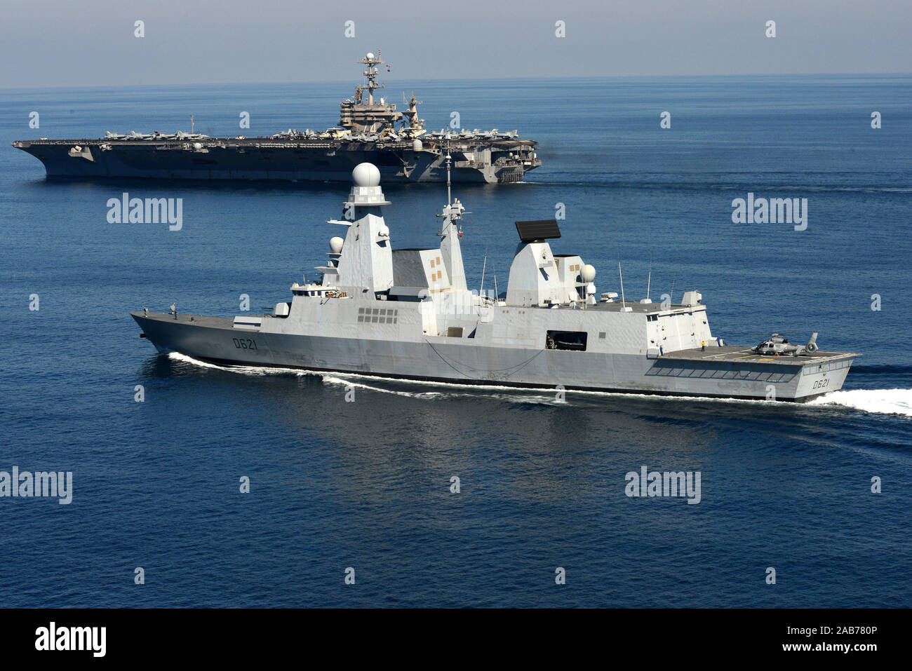 (Feb. 9, 2013) The aircraft carrier USS John C. Stennis (CVN 74) and ...