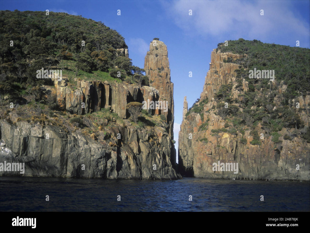 The Candlestick, a tall dolerite pinnacle, an internationally renowned ...