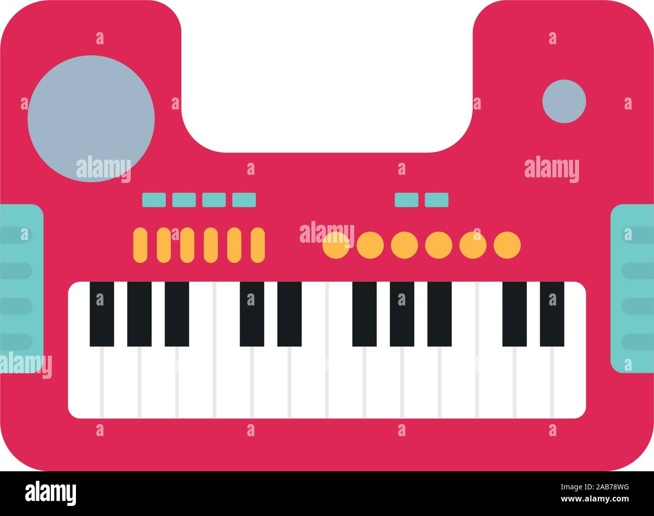 Toy piano Stock Vector Images - Alamy