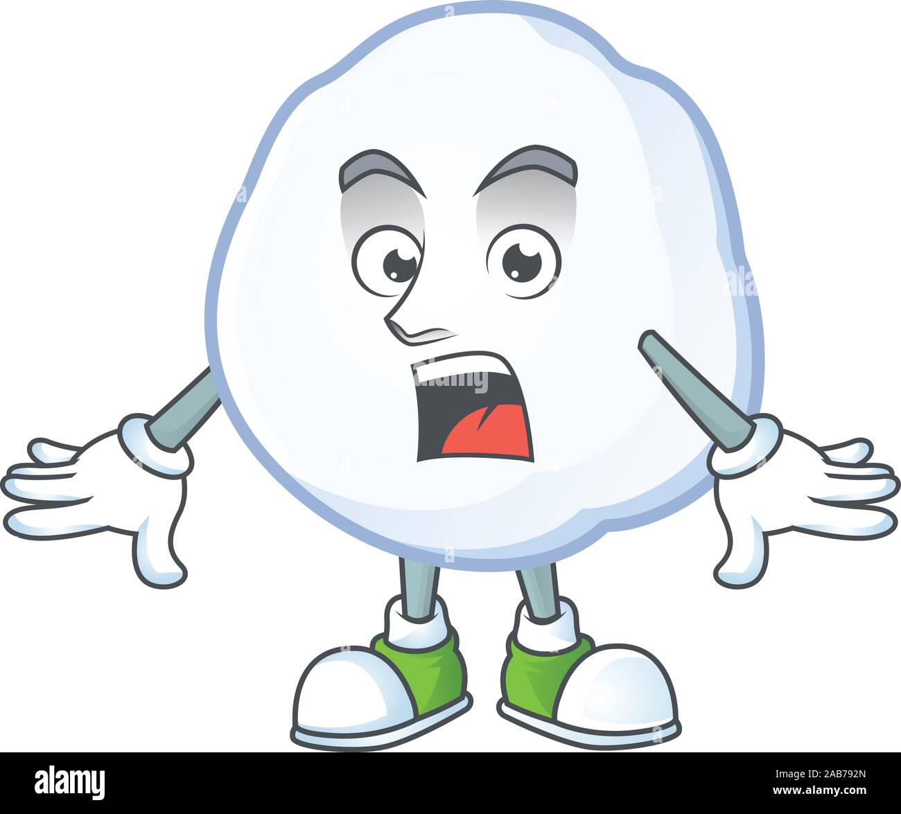 Throwing snowballs Stock Vector Images - Alamy