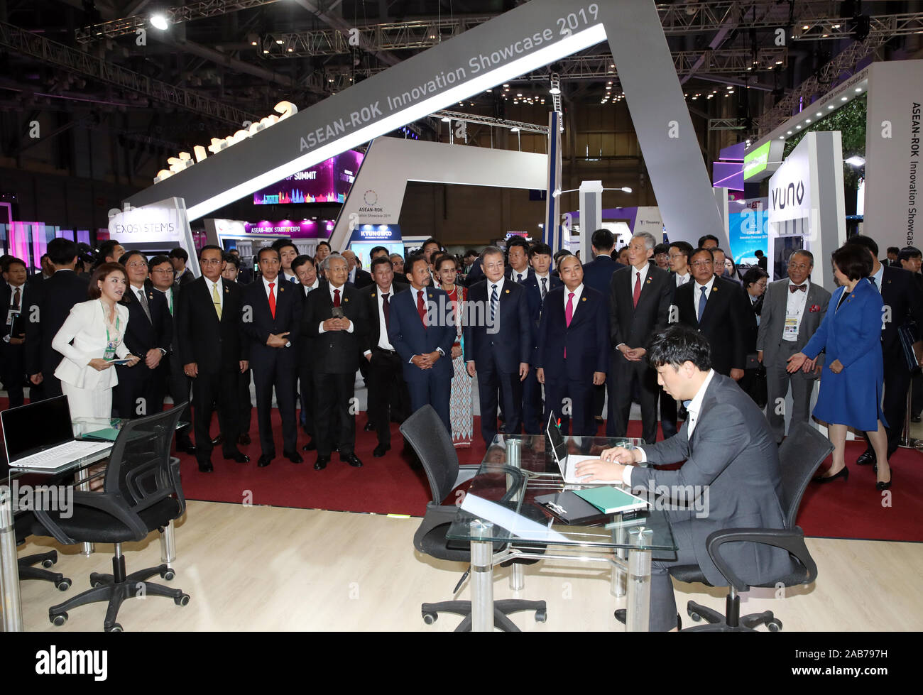 Busan, South Korea. 26th Nov, 2019. 26th Nov, 2019. ASEAN-ROK special ...