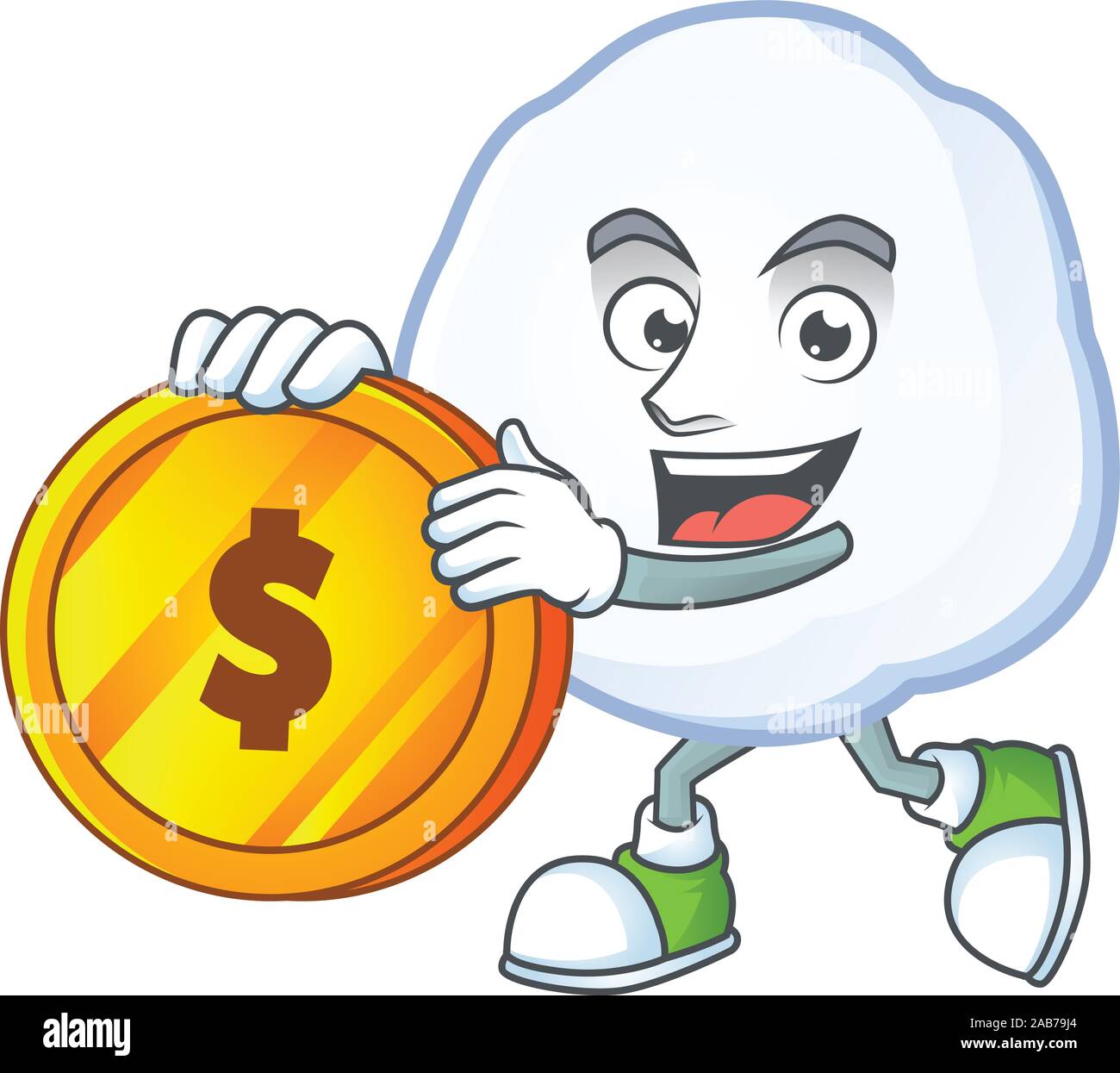 Snowball rolling illustration hi-res stock photography and images - Alamy