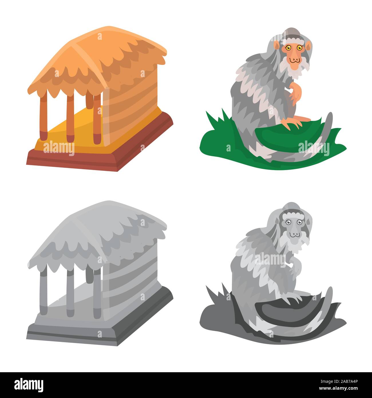 Vector illustration of and travel symbol. Set of and traditional stock ...