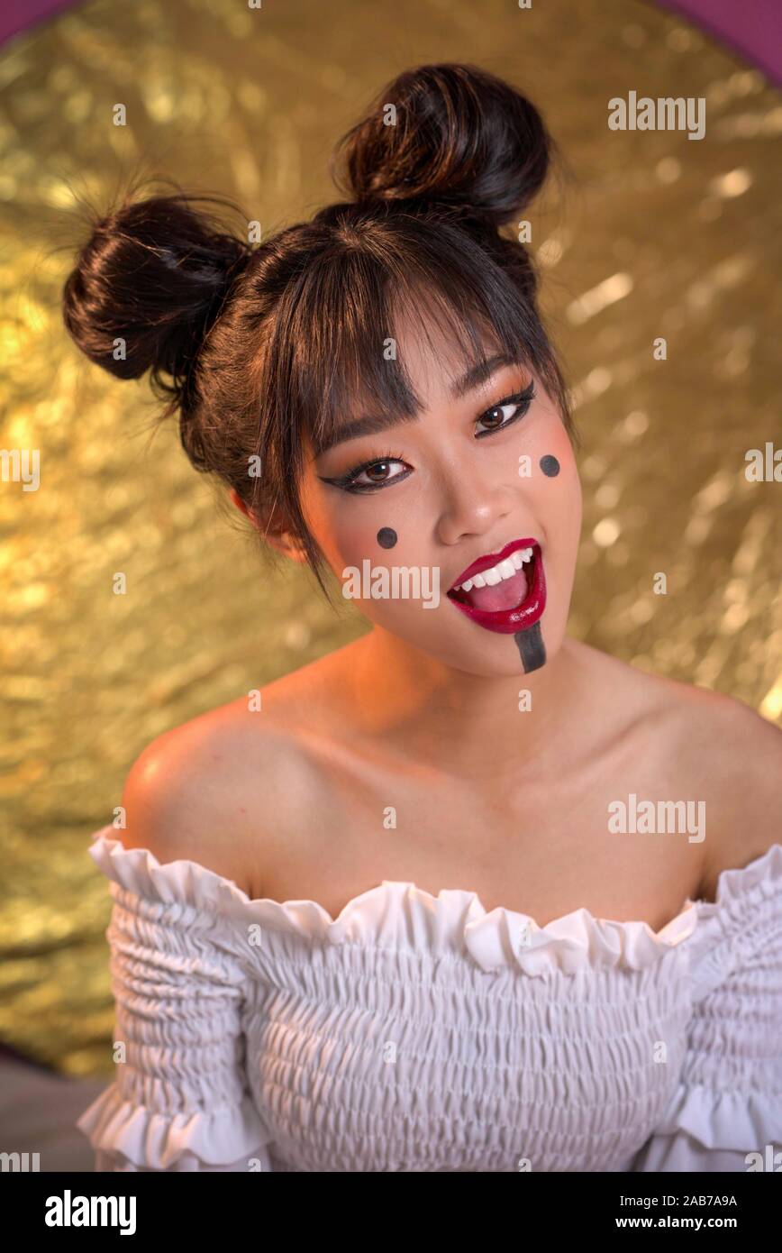 Heavy lipstick hi-res stock photography and images - Alamy