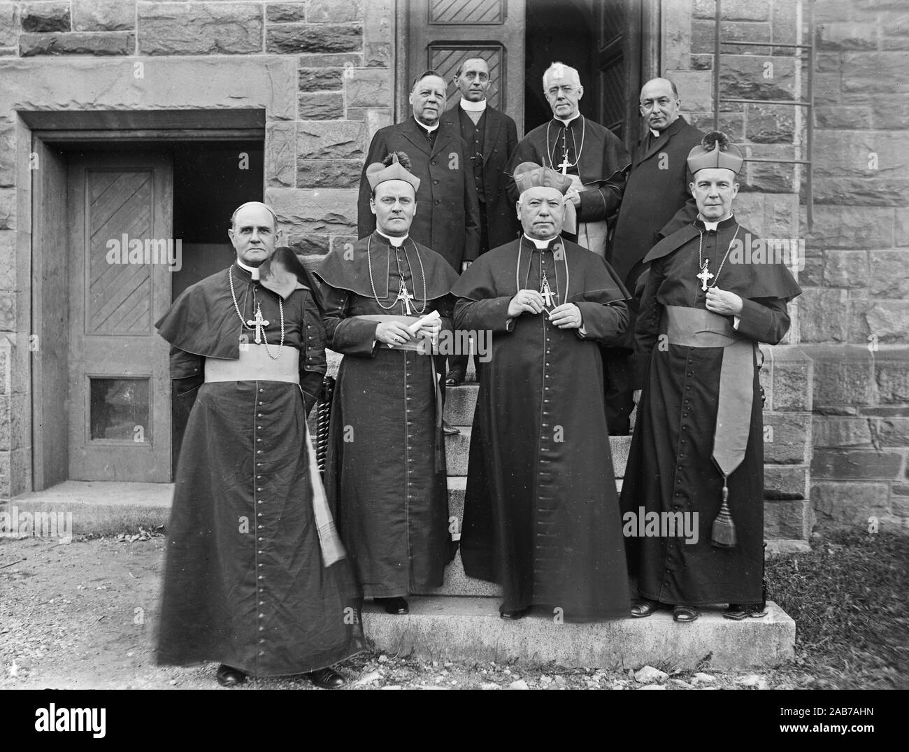 Group of clergymen ca. 1922 Stock Photo - Alamy
