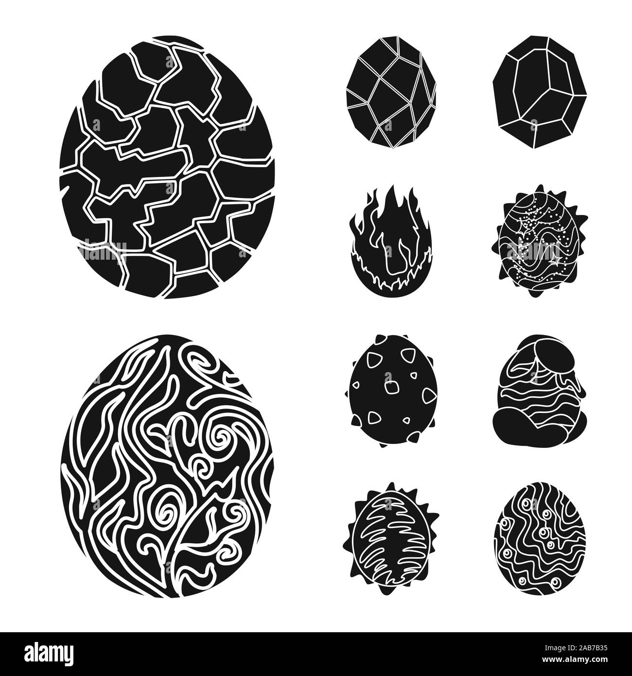 Vector design of fantastic and cute symbol. Set of fantastic and magic ...