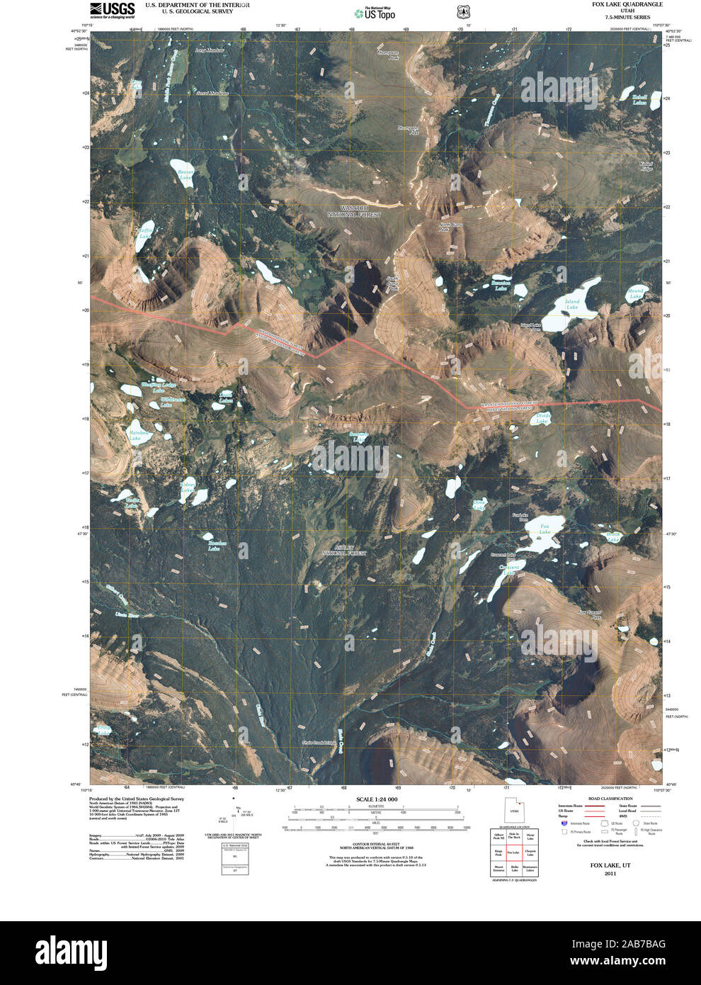Map Of Fox Lake High Resolution Stock Photography and Images - Alamy