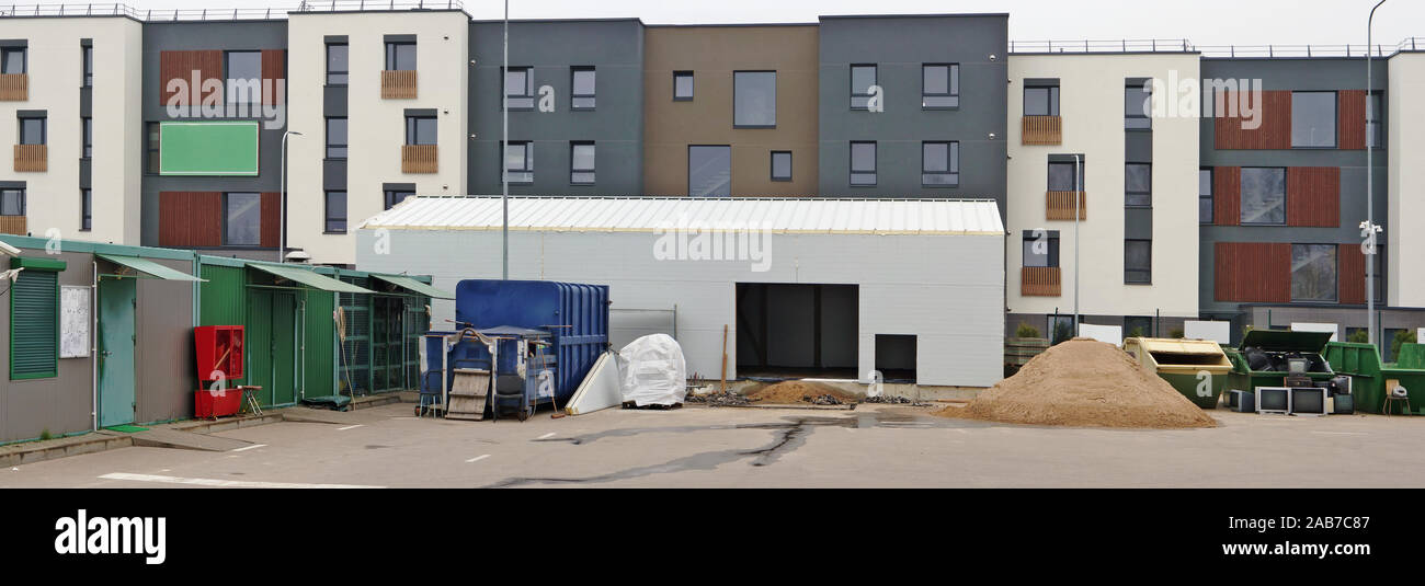 An industrial area for the collection and disposal of municipal waste ...