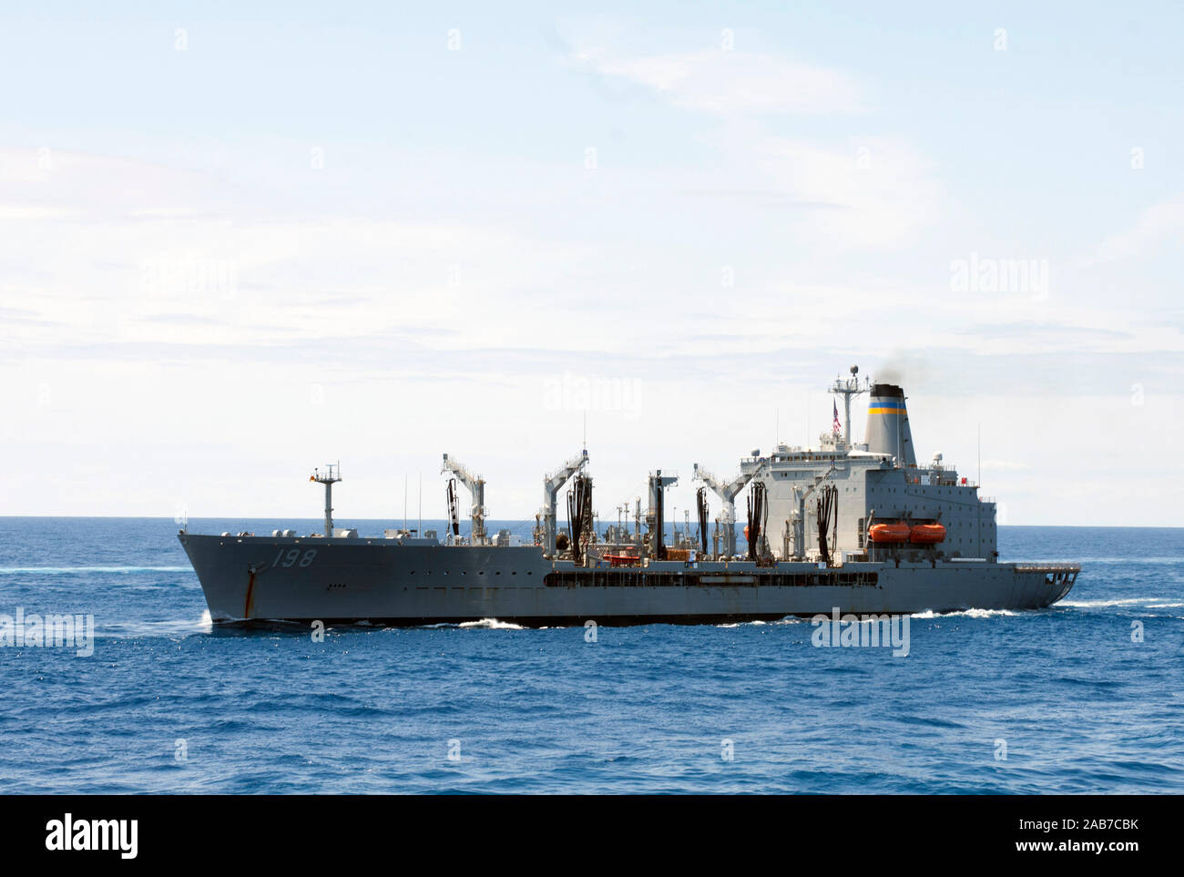 Military Sealift Command Fleet Replenishment Oiler Usns Big Horn Hi-res