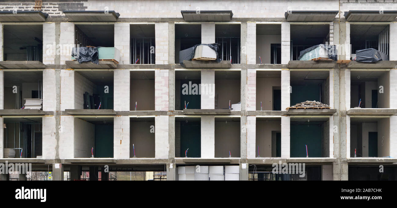 Construction of a mass production standard low cost unfinished ...