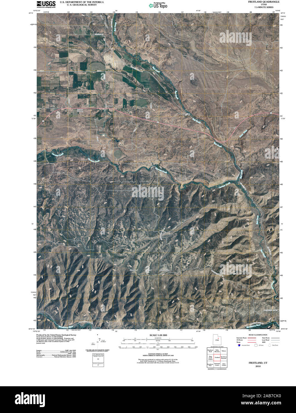 Map of fruitland hi-res stock photography and images - Alamy