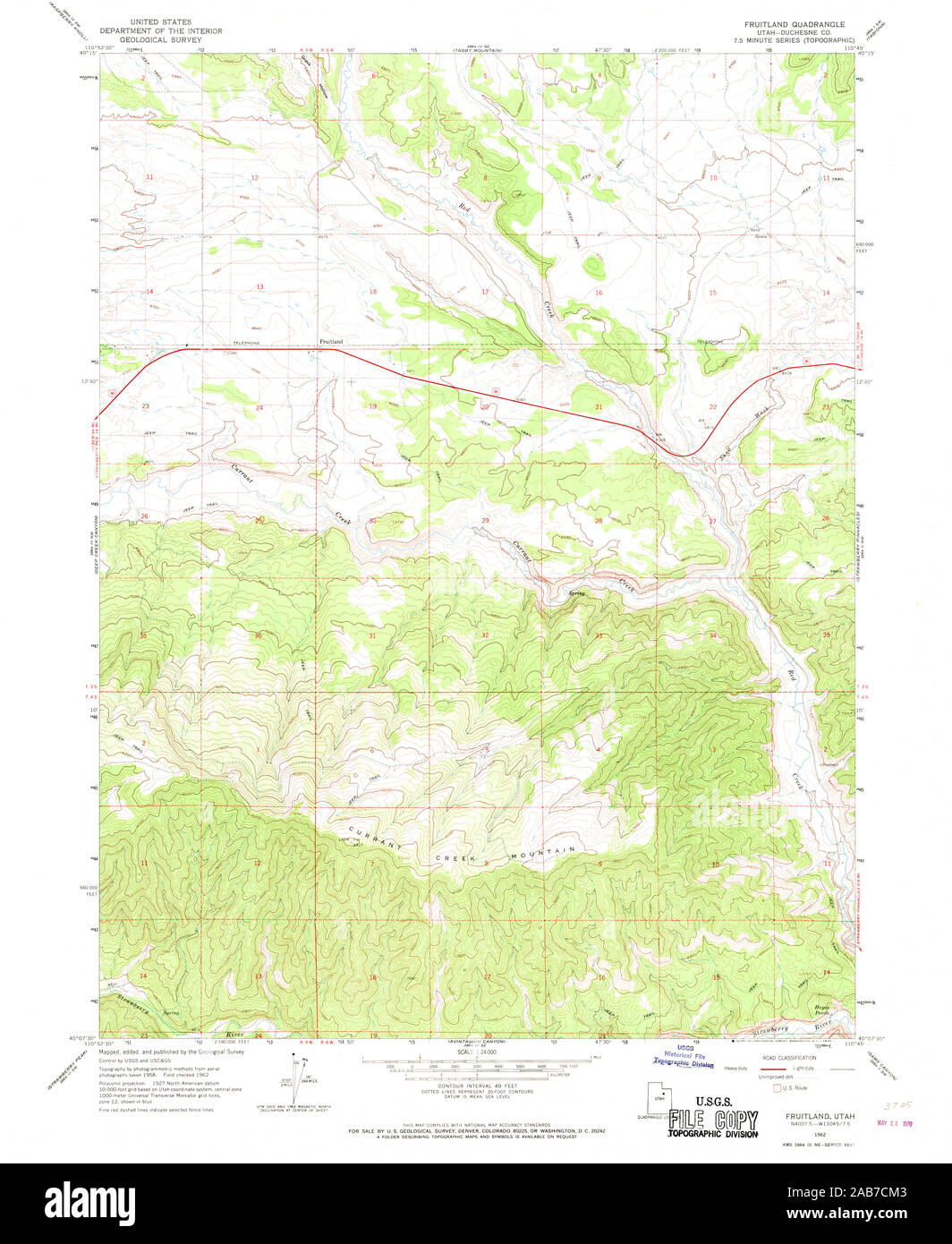 Map of fruitland hi-res stock photography and images - Alamy