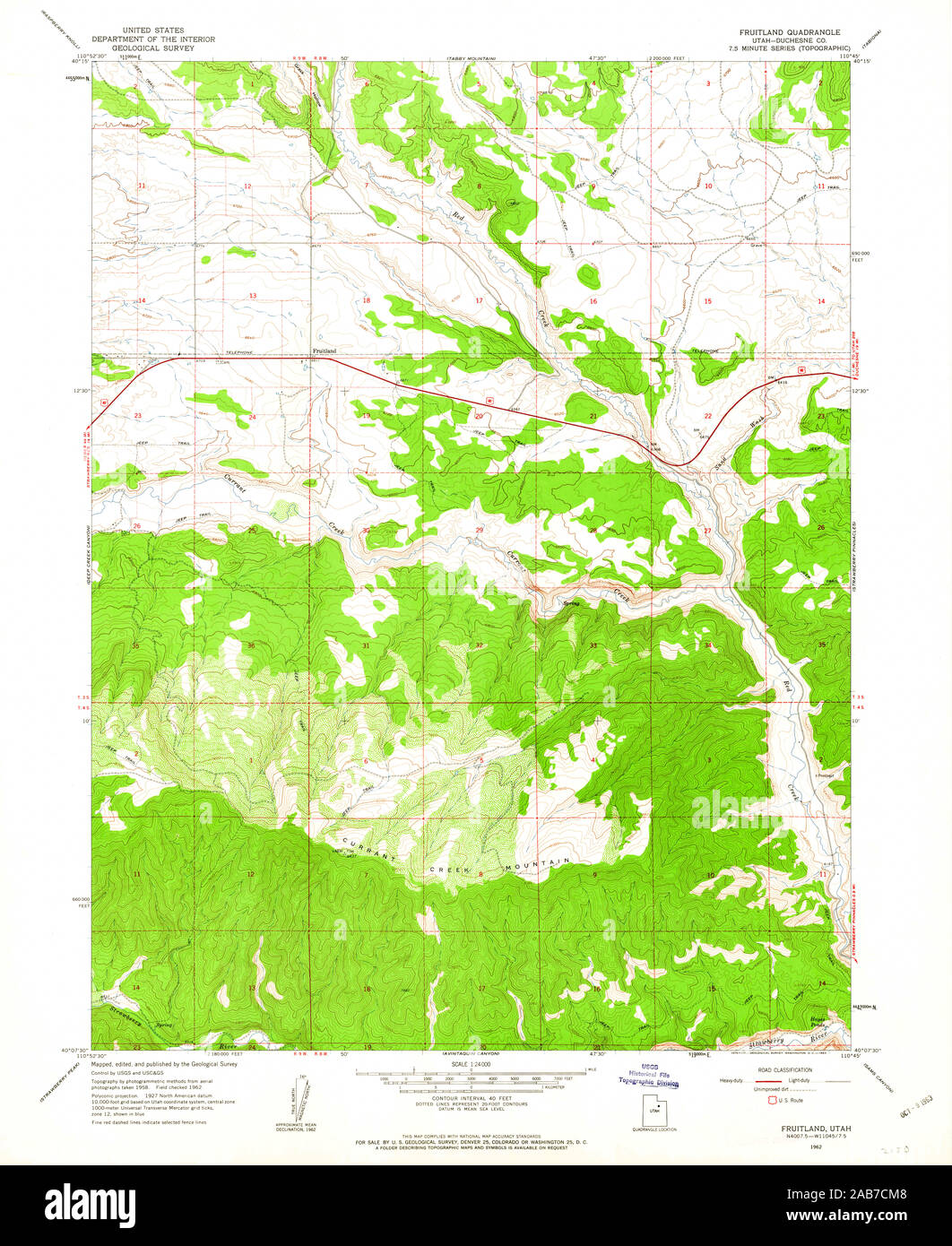 Map of fruitland hi-res stock photography and images - Alamy