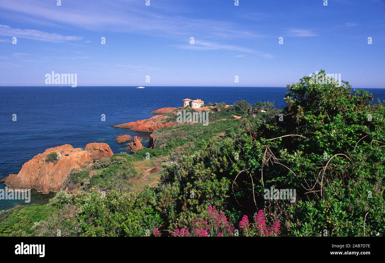 L'esterel Corniche d'or French riviera Var France Côte d'Azur Stock ...
