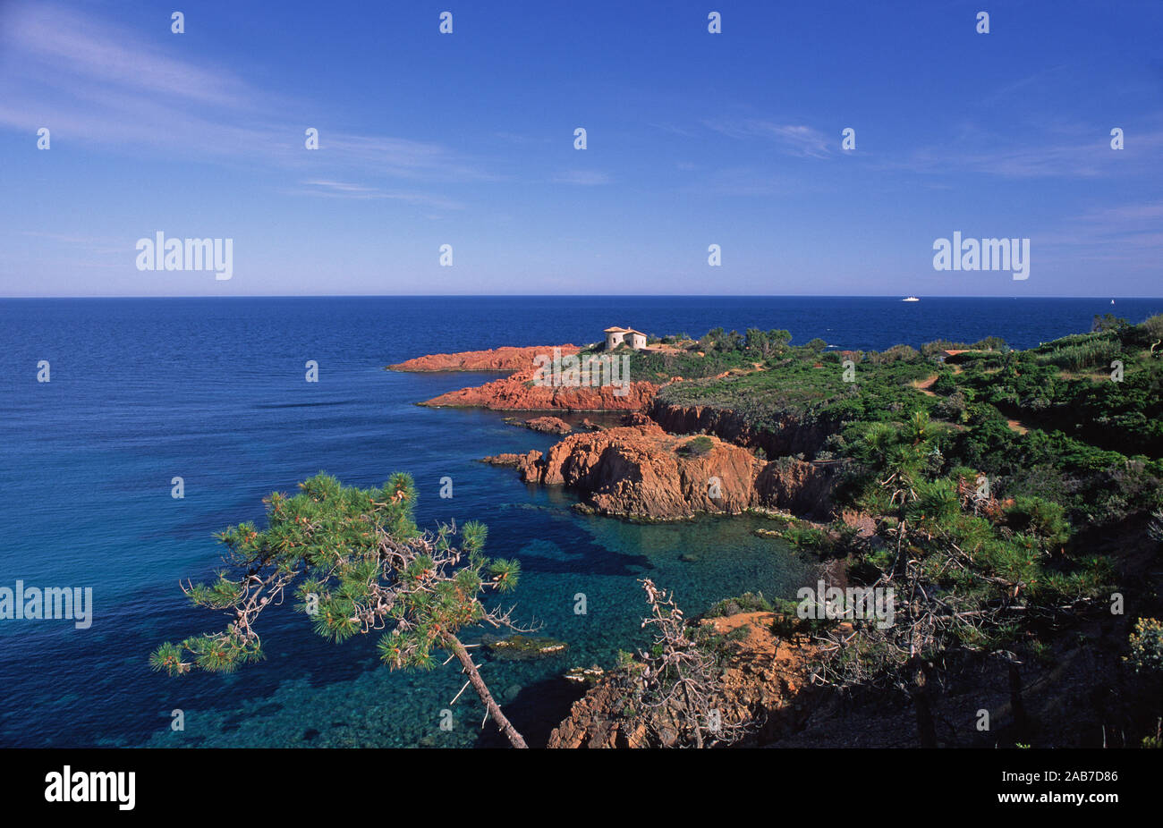 L'esterel Corniche d'or French riviera Var France Côte d'Azur Stock ...