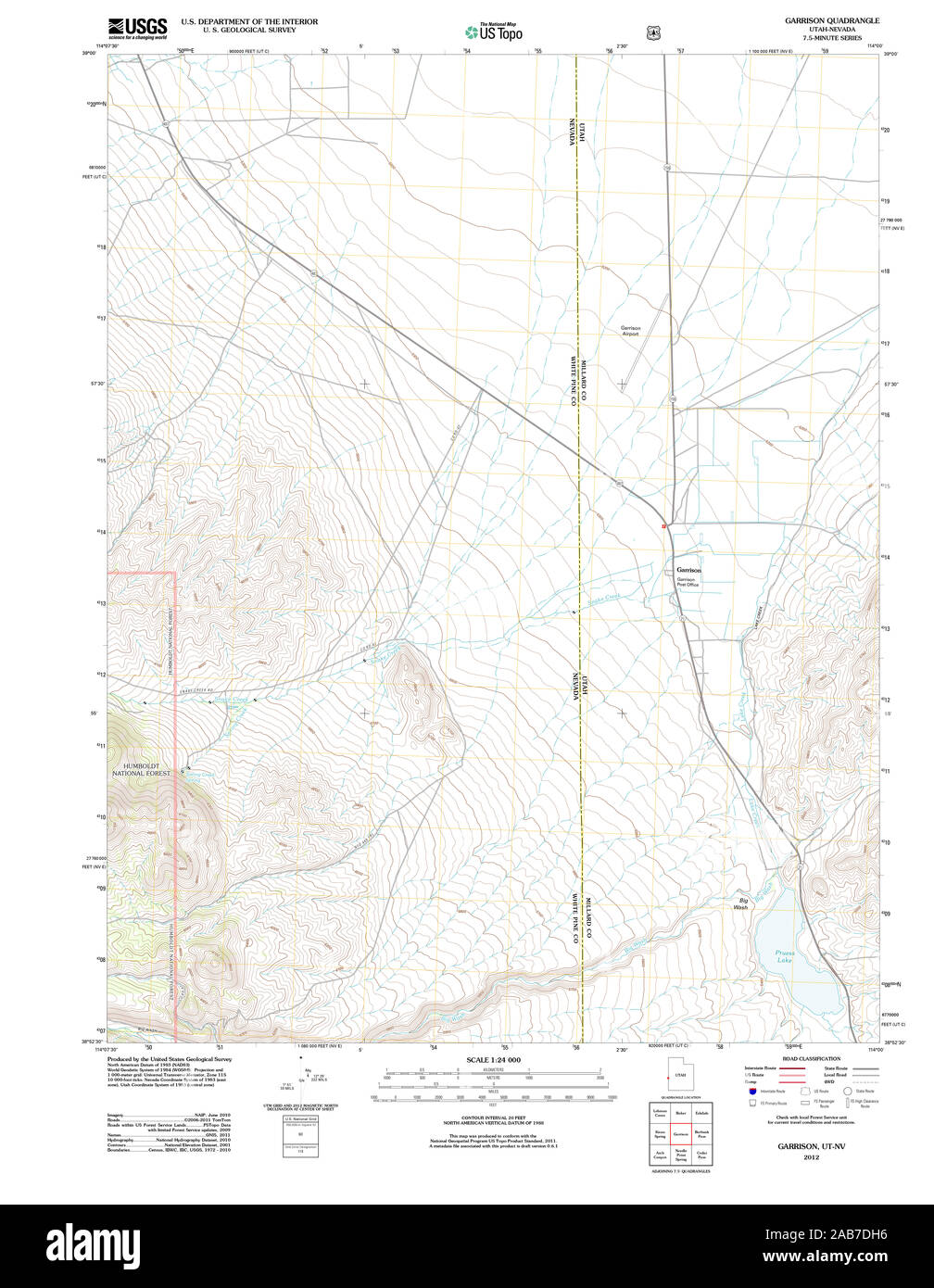Map of garrison Cut Out Stock Images & Pictures - Alamy