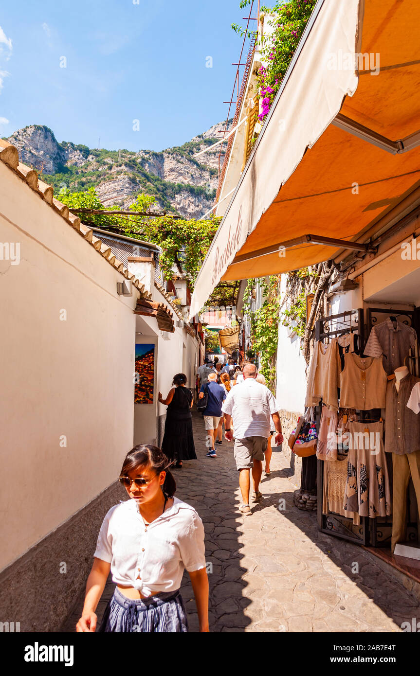 Clothes shop positano italy hi-res stock photography and images - Alamy