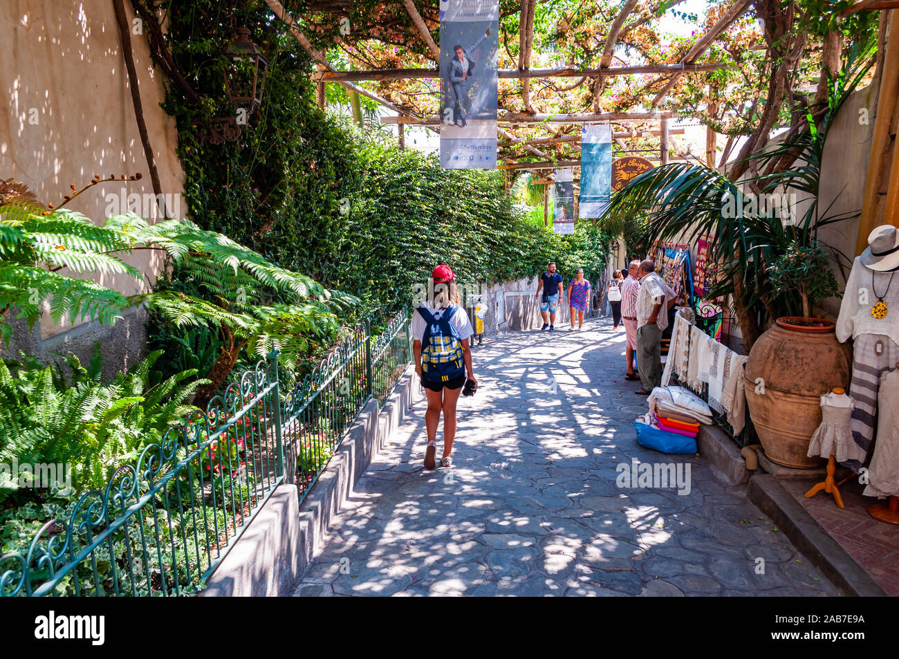 Positano, Italy - September 05, 2019: Amazing medieval Positano ...