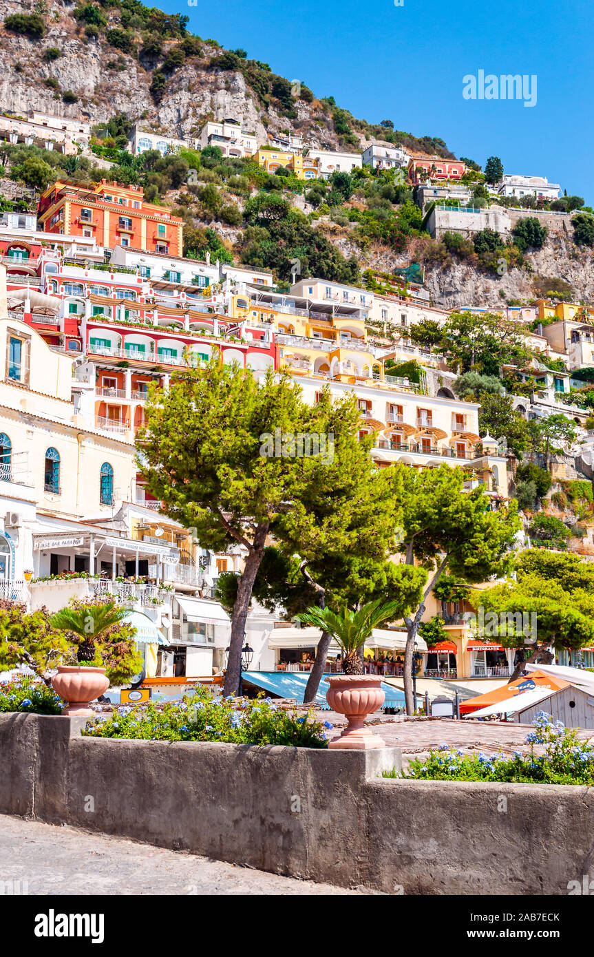 Positano, Italy - September 05, 2019: Amazing medieval Positano ...