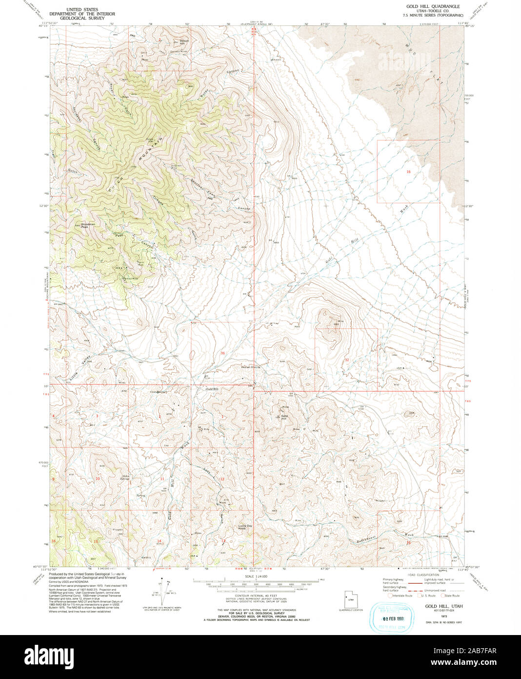 Gold hill map Cut Out Stock Images & Pictures - Alamy
