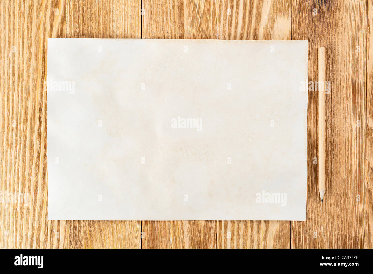 Artist workplace with sheet of paper Stock Photo - Alamy