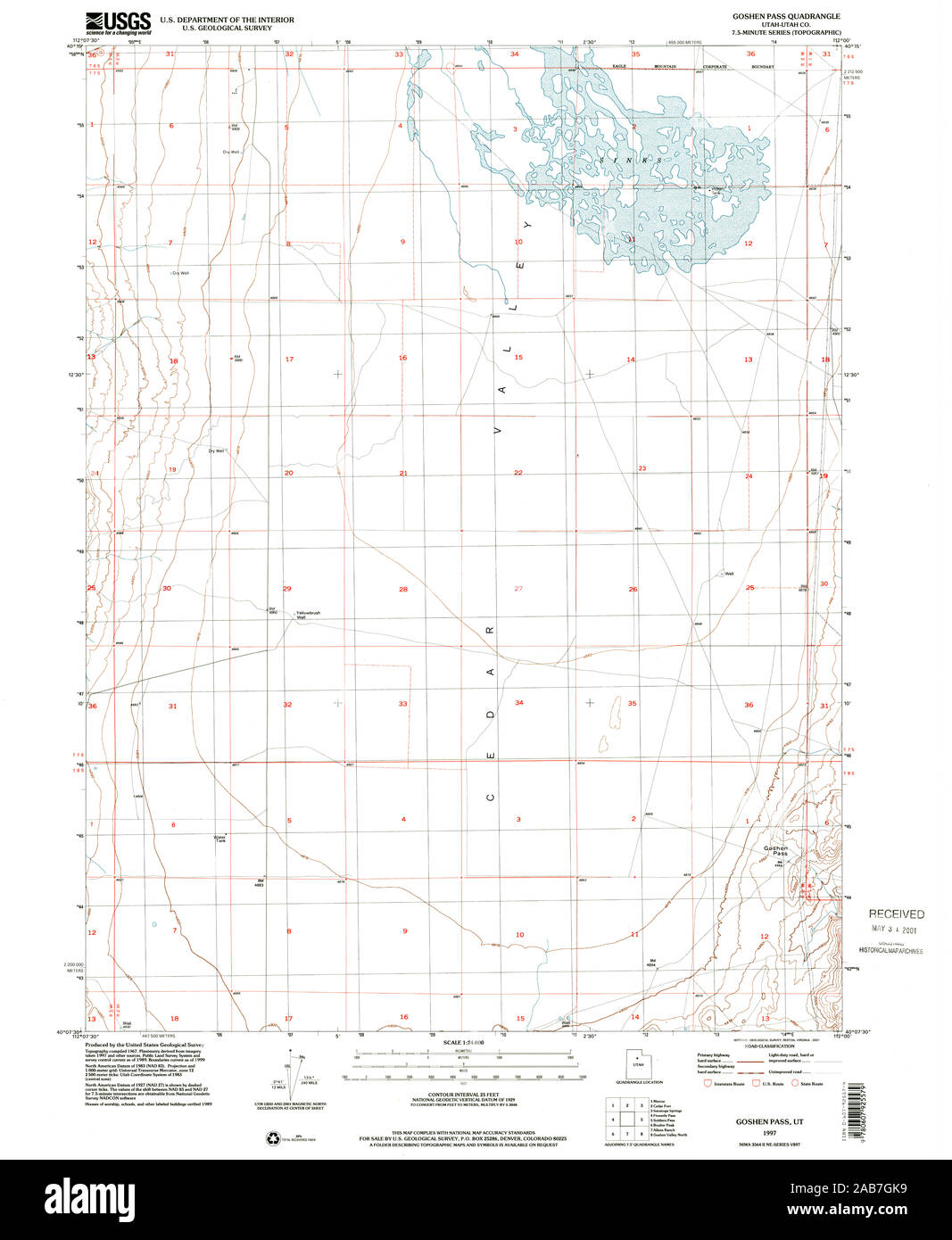 Map of goshen Cut Out Stock Images & Pictures - Alamy