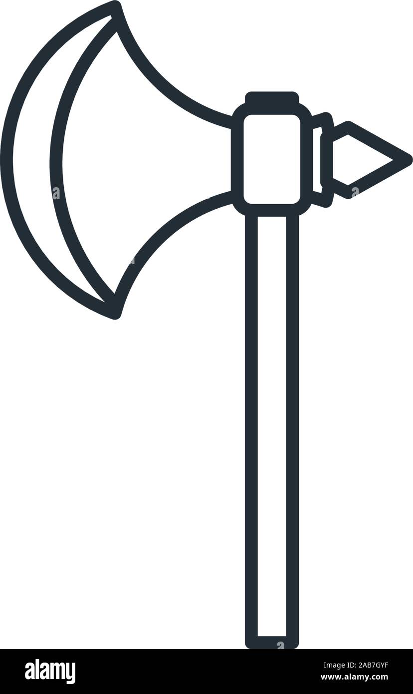 Medieval ax Stock Vector Images - Alamy