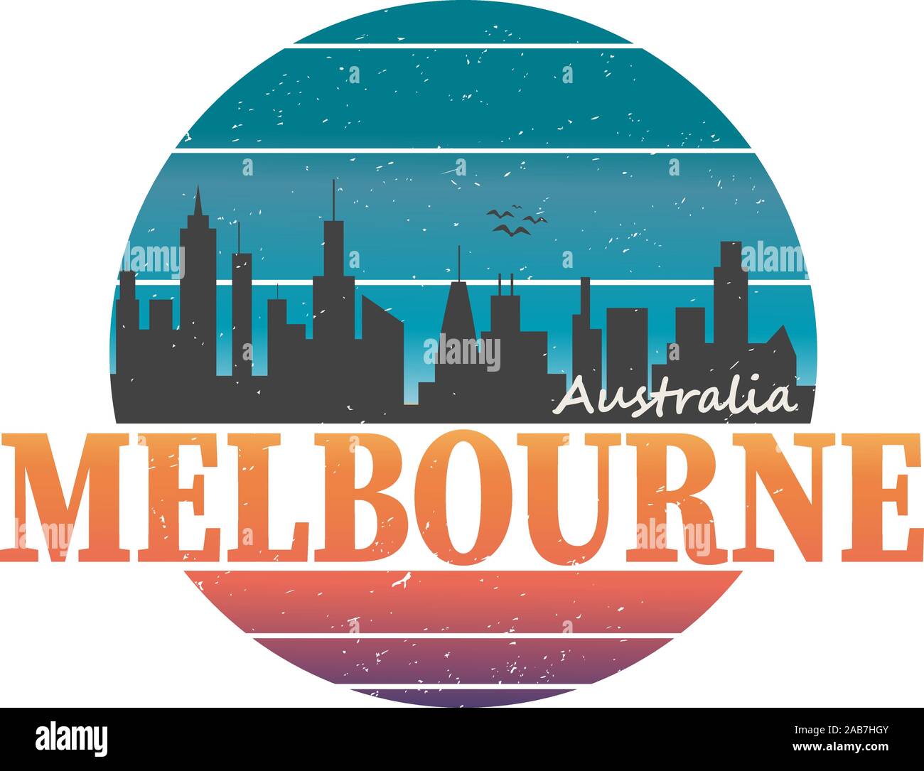 Melbourne vacations Stock Vector Images - Alamy