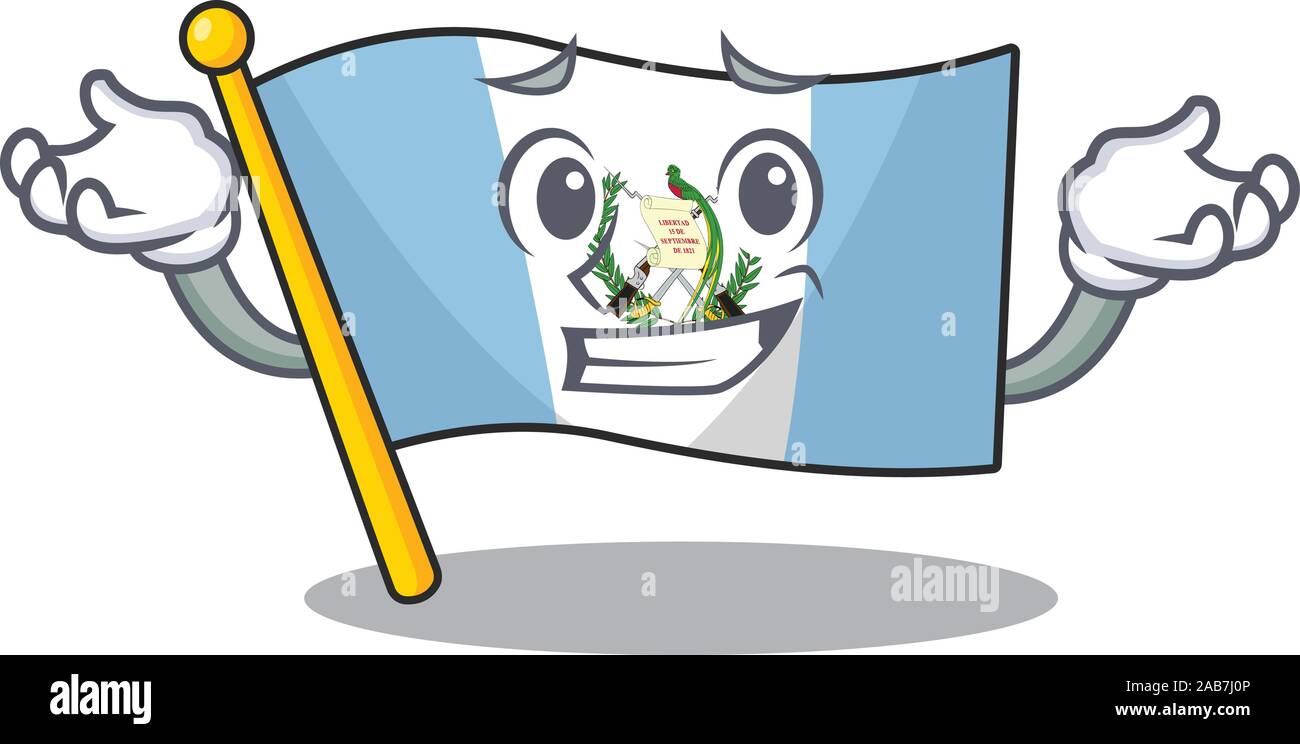 Super Cool Grinning flag bolivia mascot cartoon style Stock Vector ...