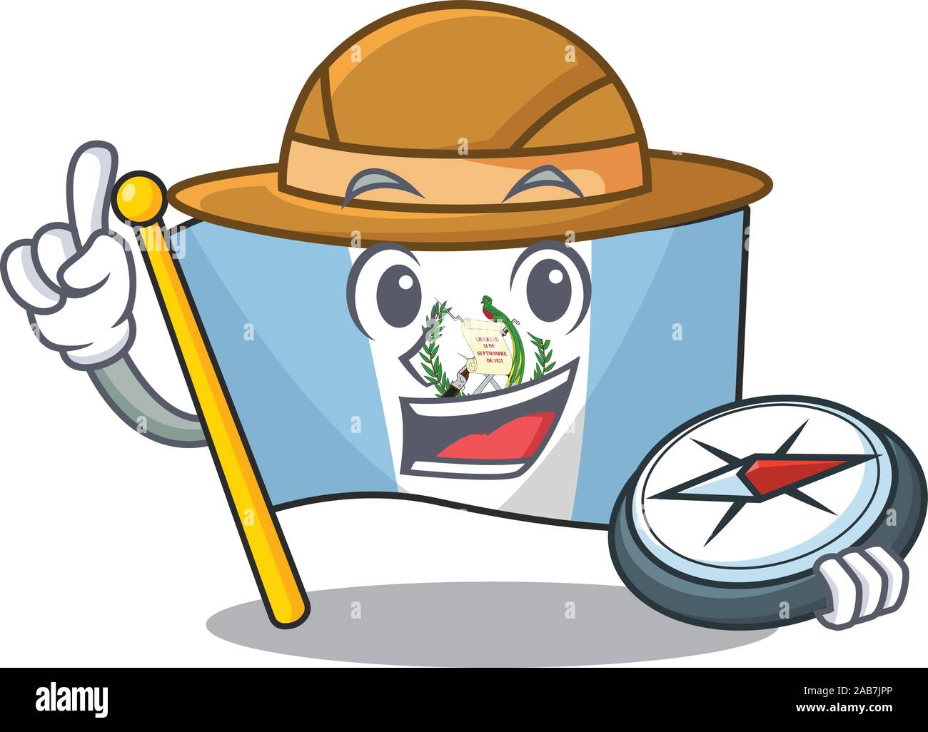 Funny map compass Stock Vector Images - Alamy