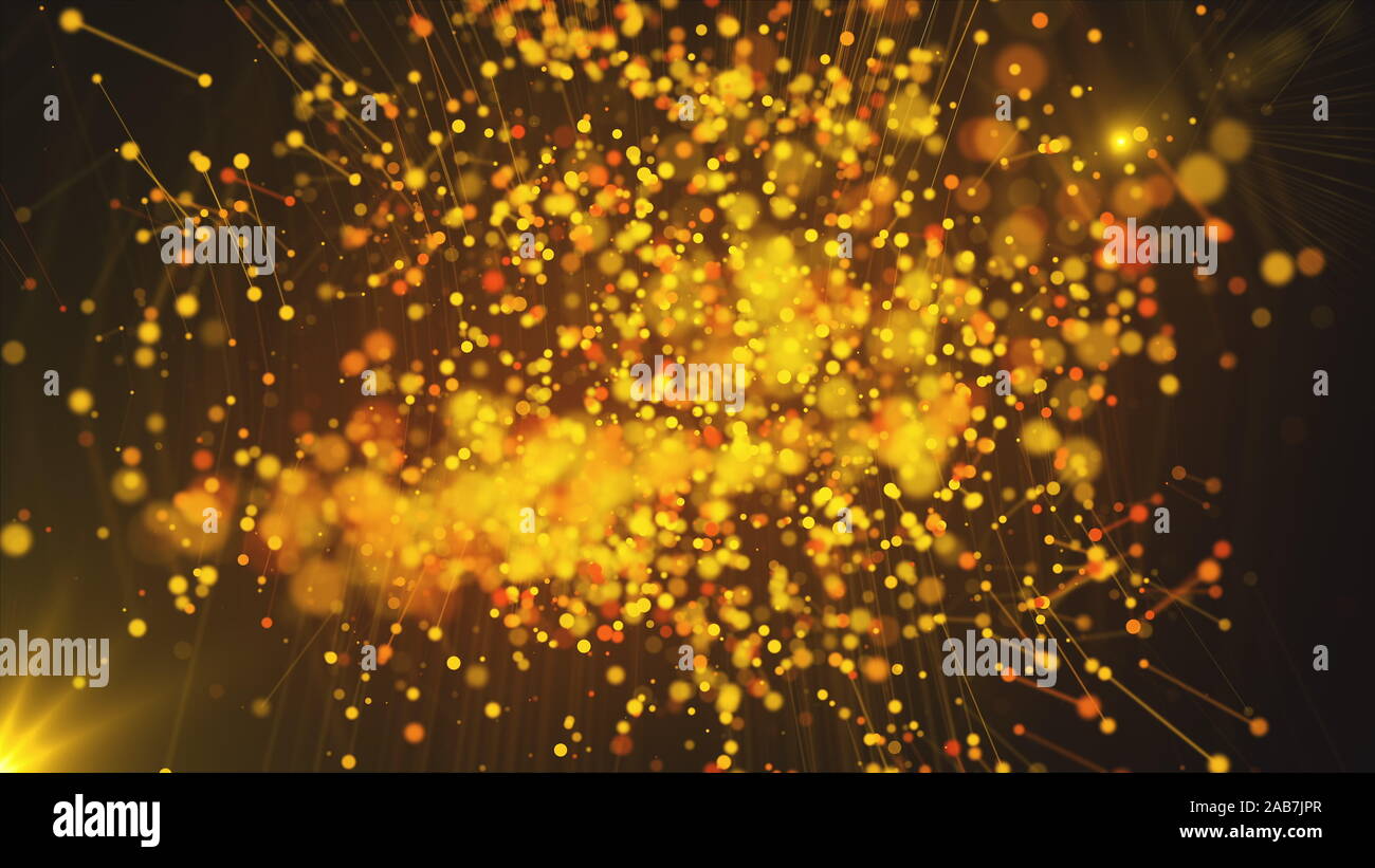Connected energy particles beam hi-res stock photography and images - Alamy